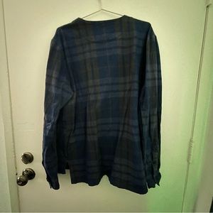strand | Shirts | Strand Collarless Flannel Overshirt | Poshmark